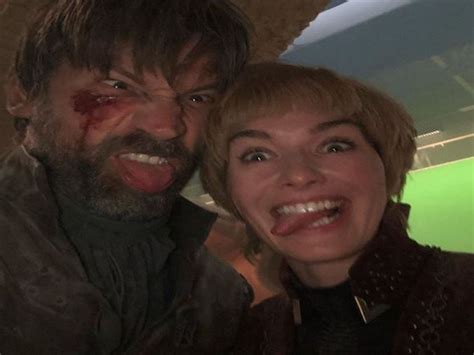 Got Nikolaj Coster Waldau Shares Behind The Scene Picture With Lena Headey