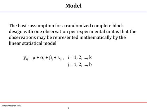 Ppt Design And Analysis Of Experiments Randomized Complete Block