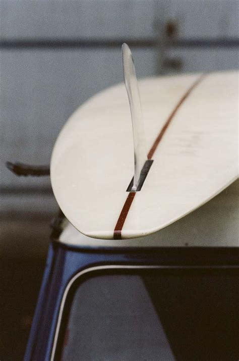 A Plexi Glass Single Fin On An Lucs Eleven Foot