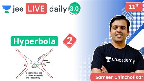 Jee Hyperbola L2 Unacademy Jee Iit Jee Maths Sameer Chincholikar Youtube