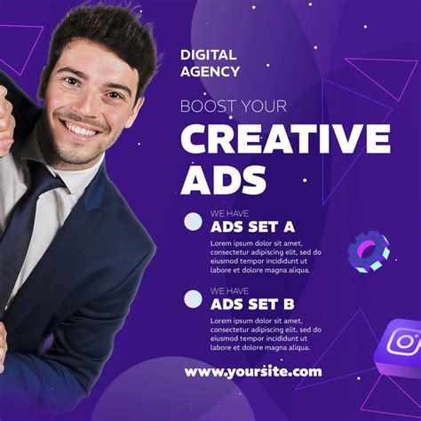 دانلود طرح لایه باز پست اینستاگرام مخصوص دیجیتال مارکتینگ کد 17209