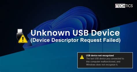 How To Fix Unknown USB Device Device Descriptor Request Failed