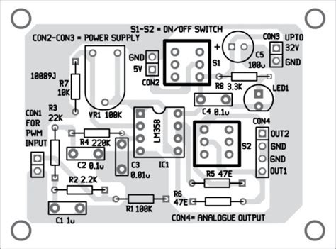 Pwm To Analog Signal Converter Electronics Mini Project