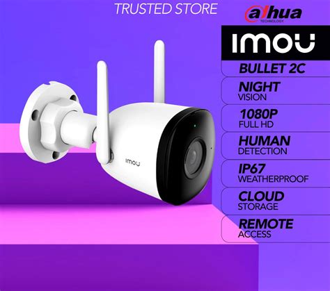 Dahua Imou Bullet 2c 2mp 4mp Full Hd Wireless Ip67 Weatherproof Outdoor Bullet With Ai Human