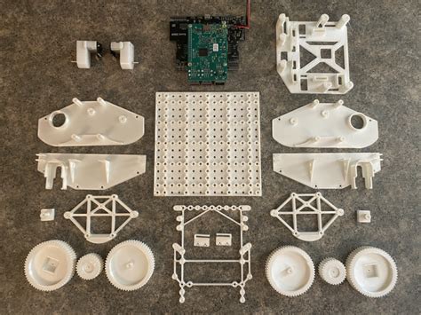 pololu romi robot chassis by frc team 2052 download free stl model