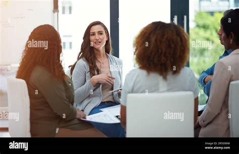 The Teamwork That Goes Into Maximized Productivity A Team Of Colleagues Having A Meeting In A