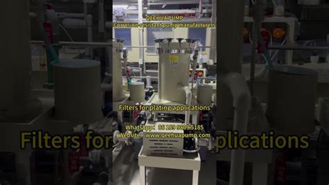 大智 On Linkedin Superior Efficiency Qeehua Pump Filters On The Plating Line Filters…