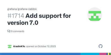 Add Support For Version 70 · Issue 1714 · Grafanagrafana Zabbix · Github