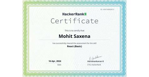 Mohit Saxena On Linkedin Hackerrank Skill Certificate 11 Comments