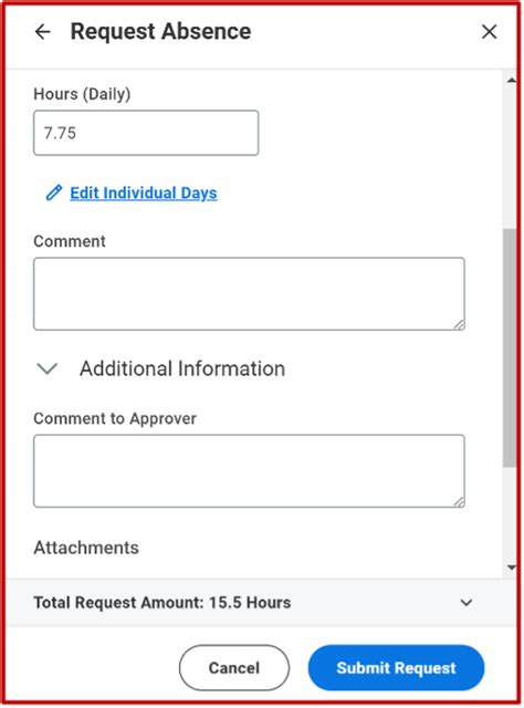Workday Feature Request Absence Time Off Workday University Of