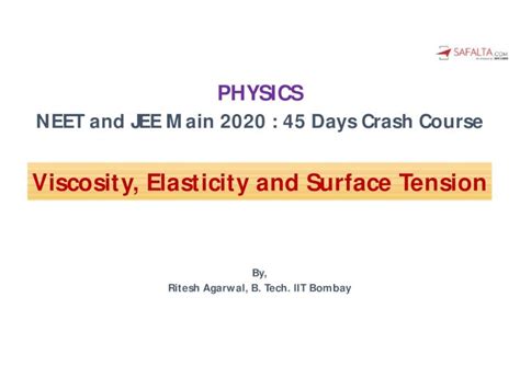 Pdf Viscosity Elasticity And Surface Tension Dokumen Tips