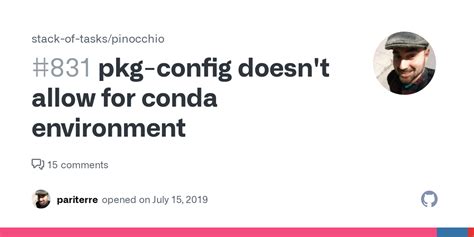 Pkg Config Doesnt Allow For Conda Environment · Issue 831 · Stack Of Taskspinocchio · Github