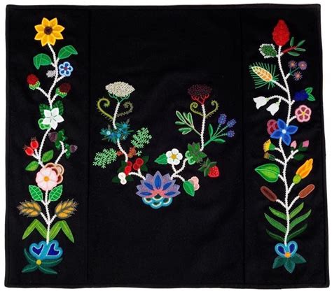 Native American Floral Applique