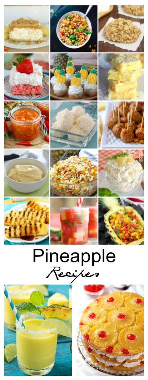 Pineapple Recipes The Idea Room