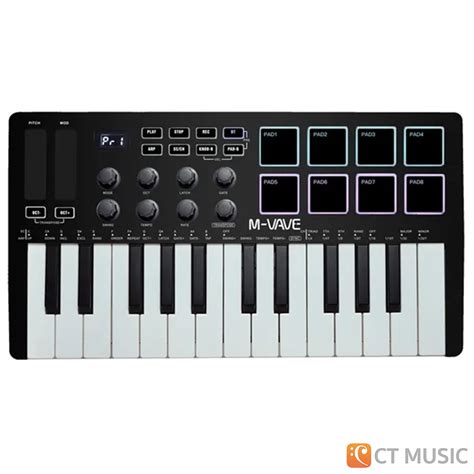 ประกันศูนย์ไทย ส่งด่วนทันที M Vave Smk 25 Midi Keyboard 8 Pads Midi Controller คีย์บอร์ดมีดี้ ประกันศูนย์ไทย ส่งด่วนทันที M Vave Smk 25 Midi Keyboard 8 Pads Midi Controller คีย์บอร์ดมีดี้