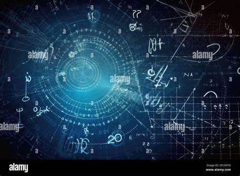 Mathematics Background With Lots Of Numbers And Symbols Created With