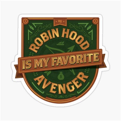 Robin Hood Sticker For Sale By Zacrizy Redbubble
