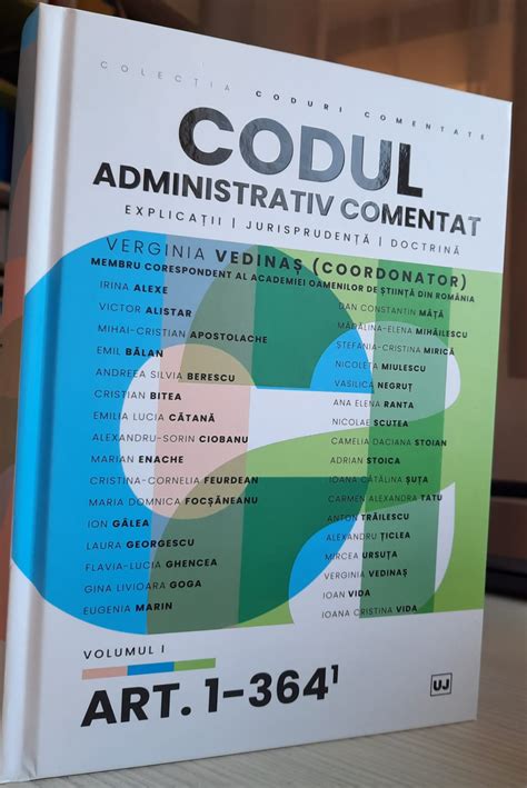Codul Administrativ Comentat O Lucrare Colectivă Mult Așteptată