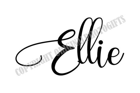 Ellie Name Coloring Page Coloring Pages