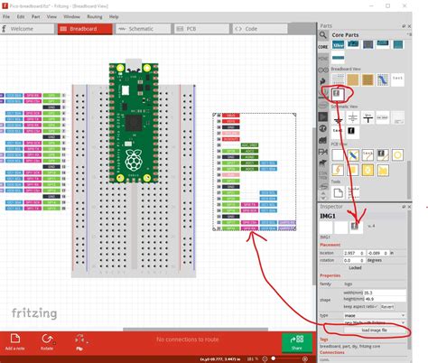 Fritzing Raspberry Pi Camera Part Starsvsa