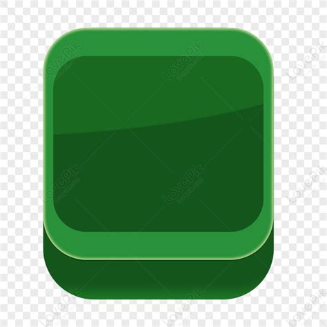 녹색 음영 사각형 프레임 일러스트원각입체테두리 Png 일러스트 무료 다운로드 Lovepik