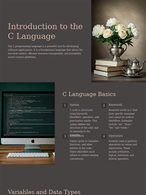 Introduction To The C Language Pdf