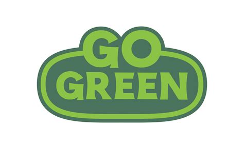 Go Green Badge Eco Friendly Slogan Badge Pin With Environmental