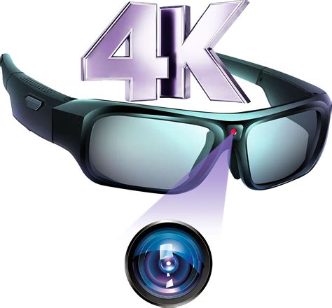 Yycamus 4k Camera Glasses Upgrade Smart Sunglasses With