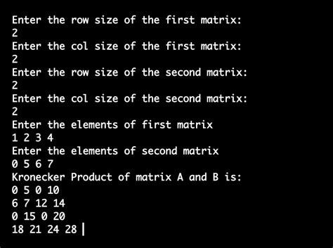 Kronecker Product Naukri Code 360