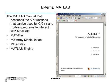 Ppt Extending Matlab Powerpoint Presentation Free Download Id317577