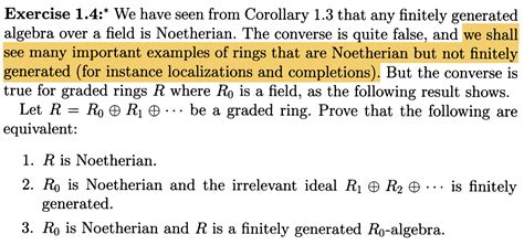 Abstract Algebra Examples Of Rings That Are Noetherian But Not