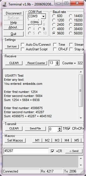 Programming Stm32 Usart Using Gcc Tools Part 1 Embedds