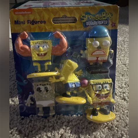 Nickelodeon Toys Spongebob Mini Figures Set Poshmark