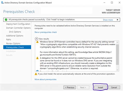 How To Install Active Directory Domain Services In Windows Server 2019
