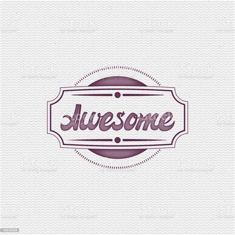 놀라운 수기 명각 등의 인장 제조 기술을 발전시키고자 설립되었습니다 손 드로잉 캘리그래피 레터링 타이포그래피 배지를 얻어 보십시오 G8032는 경외감에 대한 스톡 벡터 아트