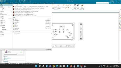 How To Drafting In NX How To Convert D To D Drafting Convert D To DWG DXF Import XT