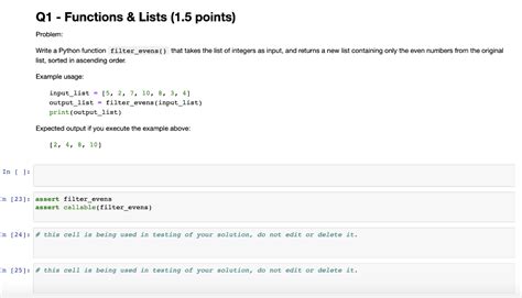 solved problem write a python function filter evens that
