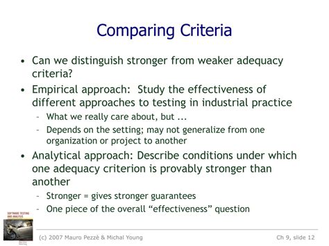 Ppt Test Case Selection And Adequacy Criteria Overview Powerpoint Presentation Id9463566