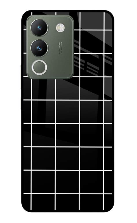 Save Big Get The White Grid Vivo Y200 5g Glass Case Shop Now Casekaro