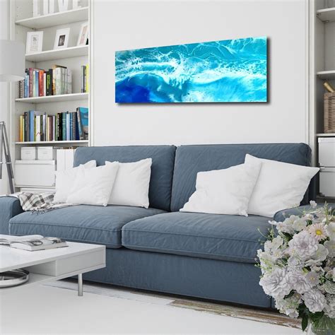 Tempered Glass Wall Art Ocean Glass Wall Art Panoramic Wall Art