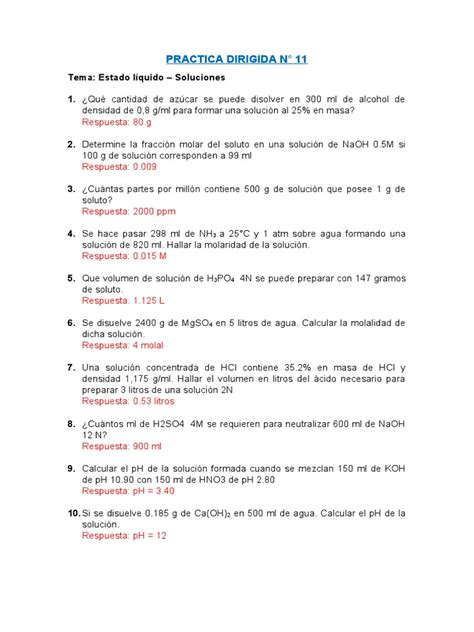 Pract 11 Estado Liquido Soluciones Pdf