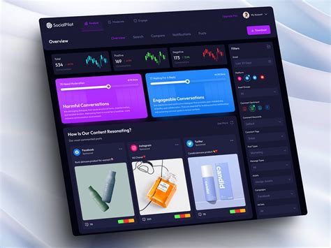 Socialpilot Ai Social Media Management Dashboard Design Behance