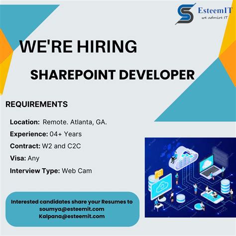 Esteemit On Linkedin Sharepoint Sharepointdeveloper Developerjobs