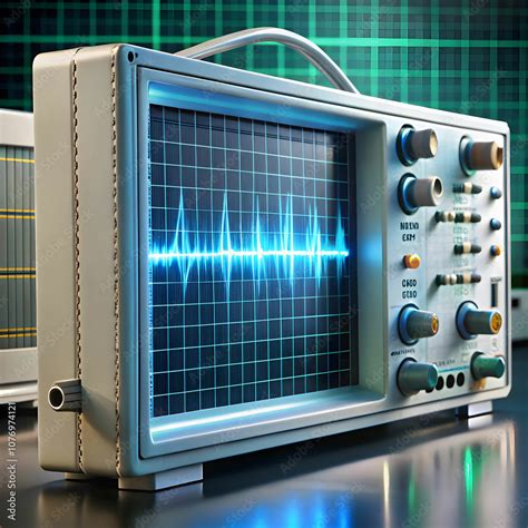 A Digital Oscilloscope Showcasing Various Waveforms In Action Demonstrating Its Ability To