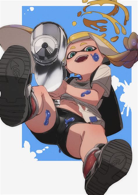 Inkling And Inkling Girl Splatoon And More Drawn By Fu Ta Danbooru