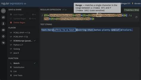 正則表達式regex在線調試工具 Regex101 資訊咖