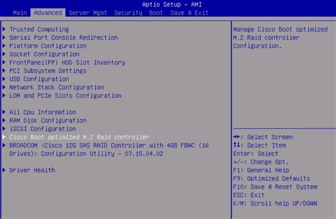 Configure Boot With Hw Raid On C Series M Servers Cisco