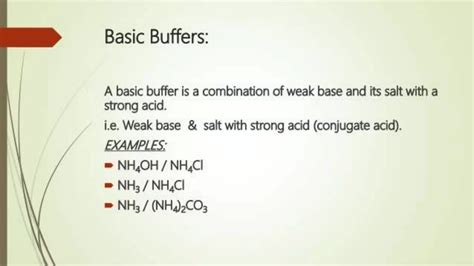 Buffers In Pharmaceutical And Biological System Pptx