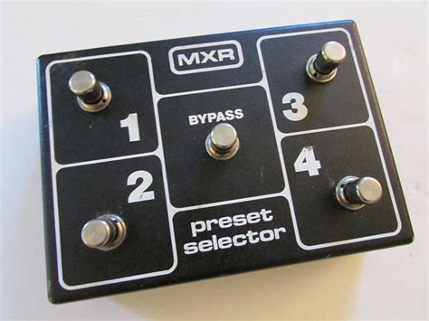 S MXR Preset Selector Pedal For MXR Pitch Transposer VG Reverb