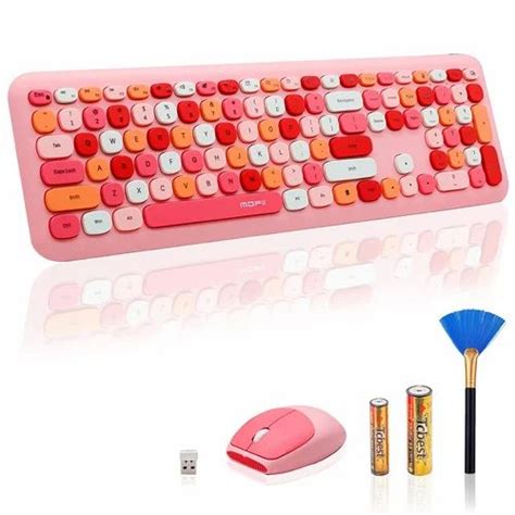 2 4g Wireless Keyboard And Mouse Combo Pink Logitech Keyboard And Mouse Combo Keyboard And
